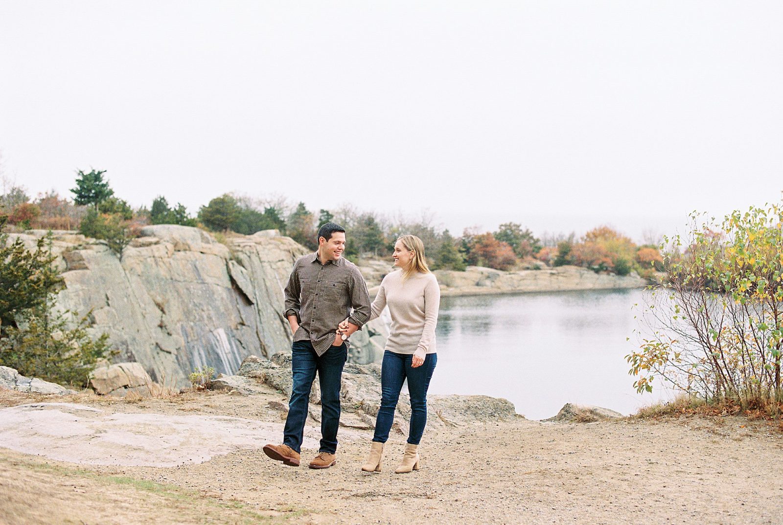 Halibut Point Engagement - Katie & Randy - lynnereznickphotography.com