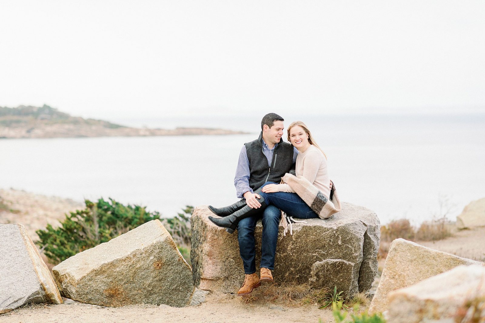 Halibut Point Engagement - Katie & Randy - lynnereznickphotography.com