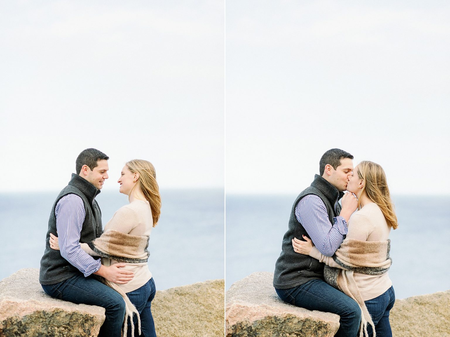 Halibut Point Engagement - Katie & Randy - lynnereznickphotography.com